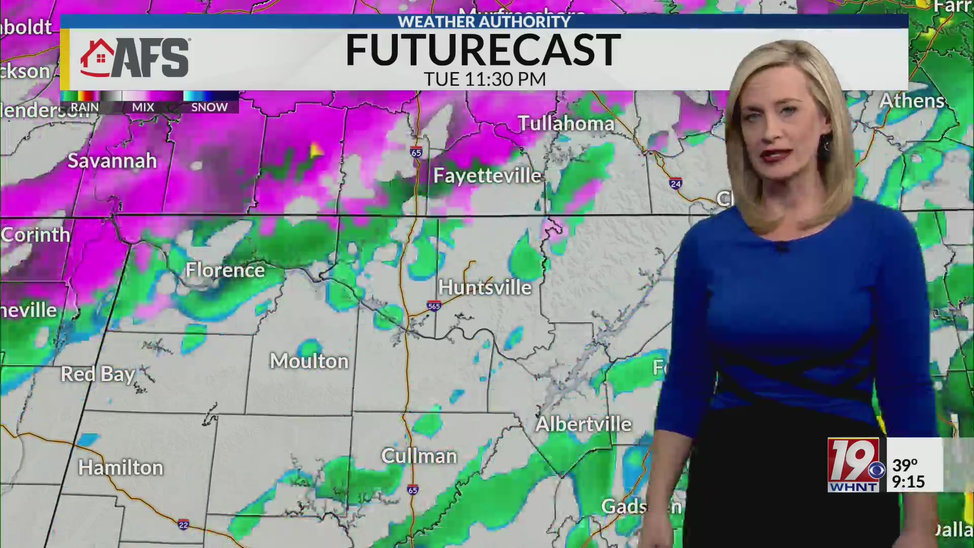 Main Weather (9 p.m., Jan. 31, 2023) – WHNT.com