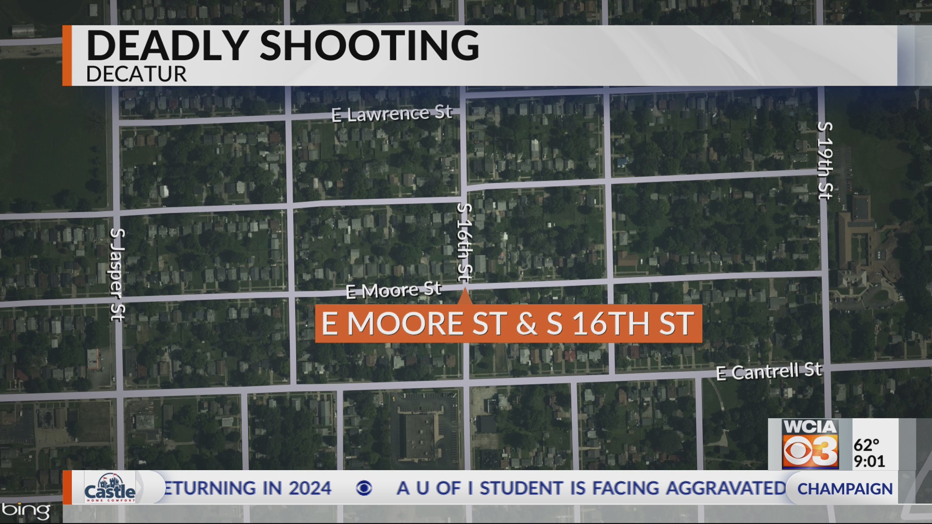 1 dead, 1 hurt in overnight Decatur shooting – WCIA.com