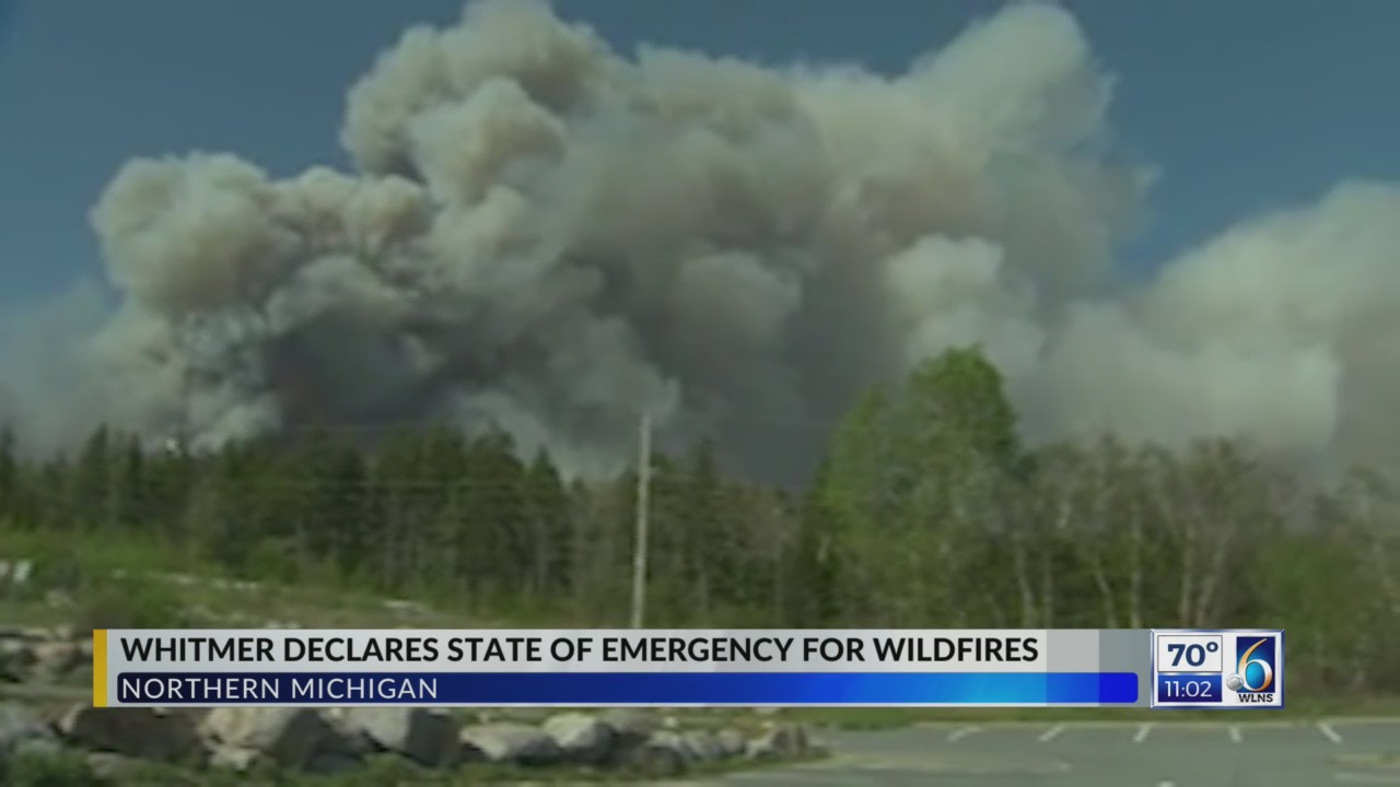 Wildfire in Northern Michigan – WLNS 6 News