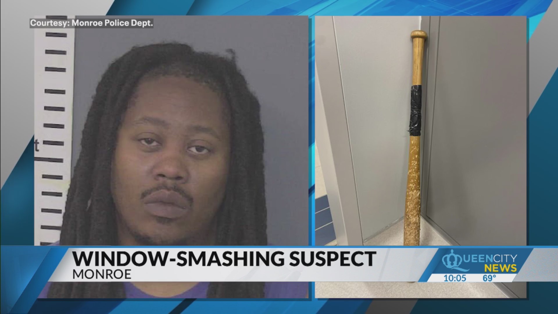 ‘Swing and a miss’: Suspect caught after smashing windows, causing $10K ...
