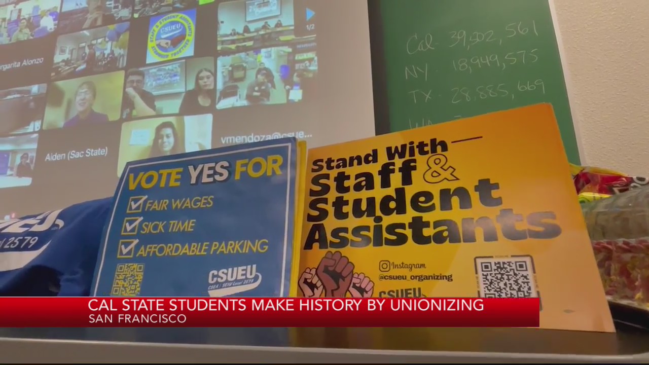 CSU students make history by unionizing – KRON4