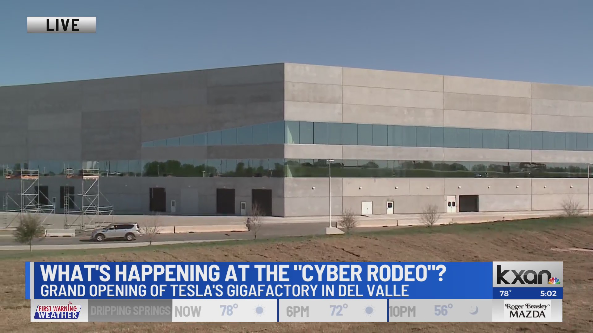 KXAN at 5 p.m.: Outside Giga Texas as Cyber Rodeo gets underway – KXAN ...