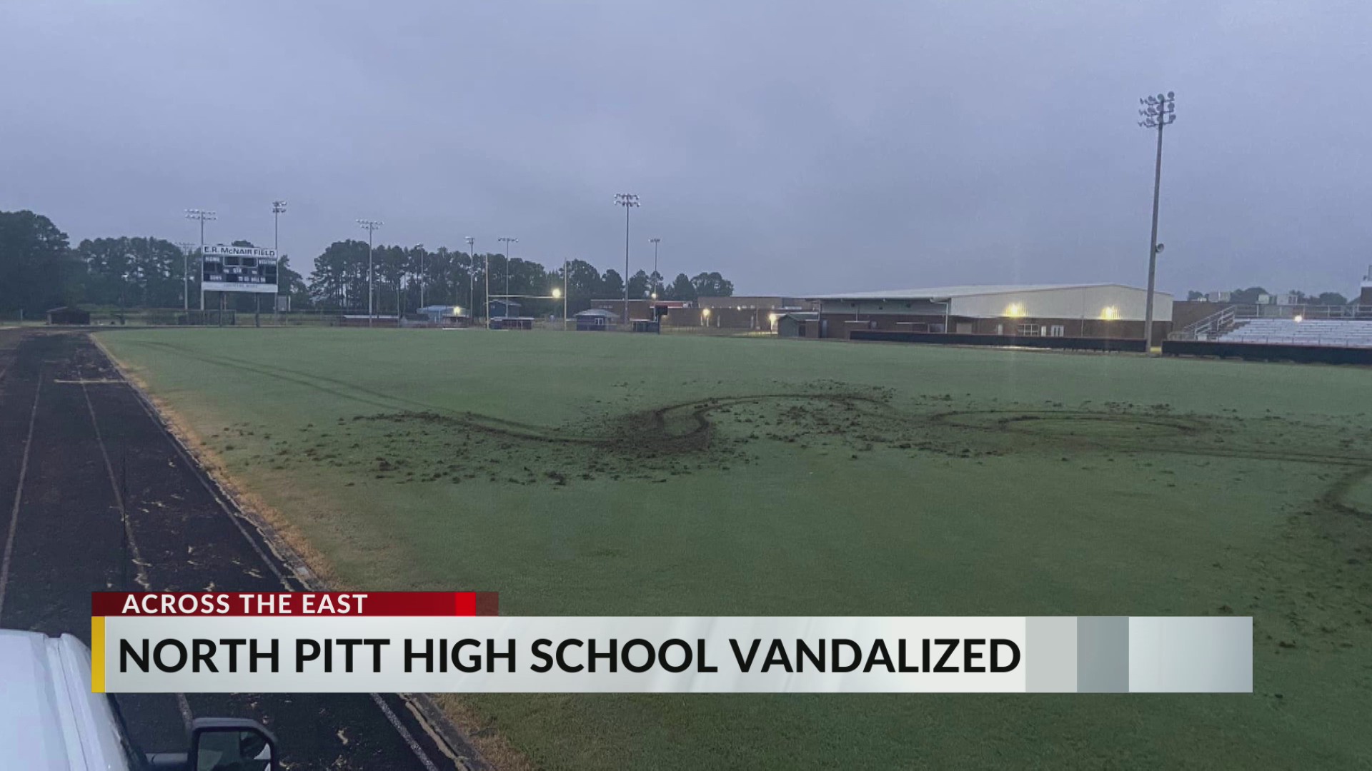 North Pitt High School football field vandalized, investigation ...