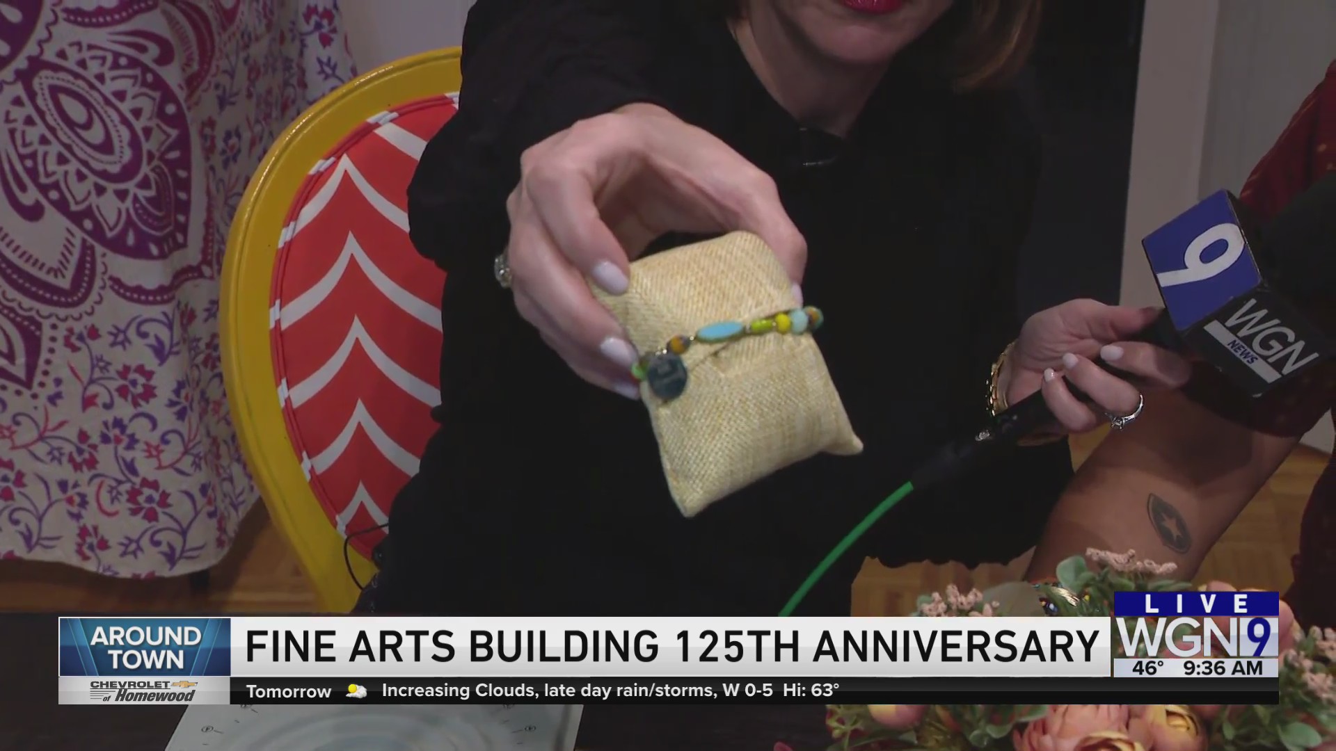 Around Town – 125th Anniversary of the Fine Arts Building – WGN-TV