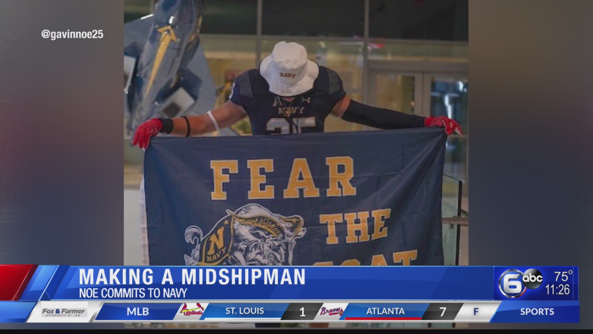Molding Gavin Noe into a Midshipman – WATE 6 On Your Side