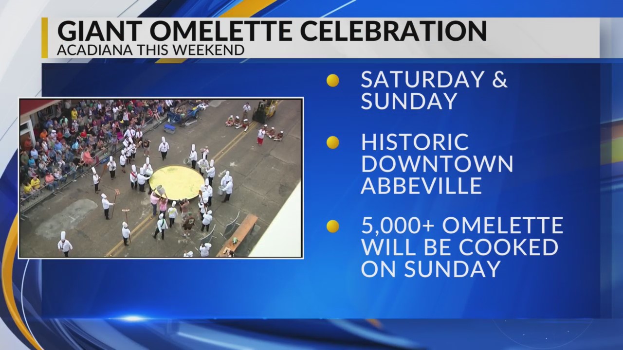 39th Annual Giant Omelette Celebration begins this weekend in Abbeville ...