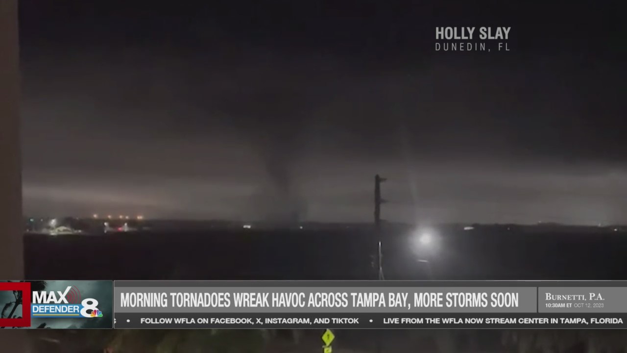 Incredible viewer video shows tornado moving through Pinellas County ...