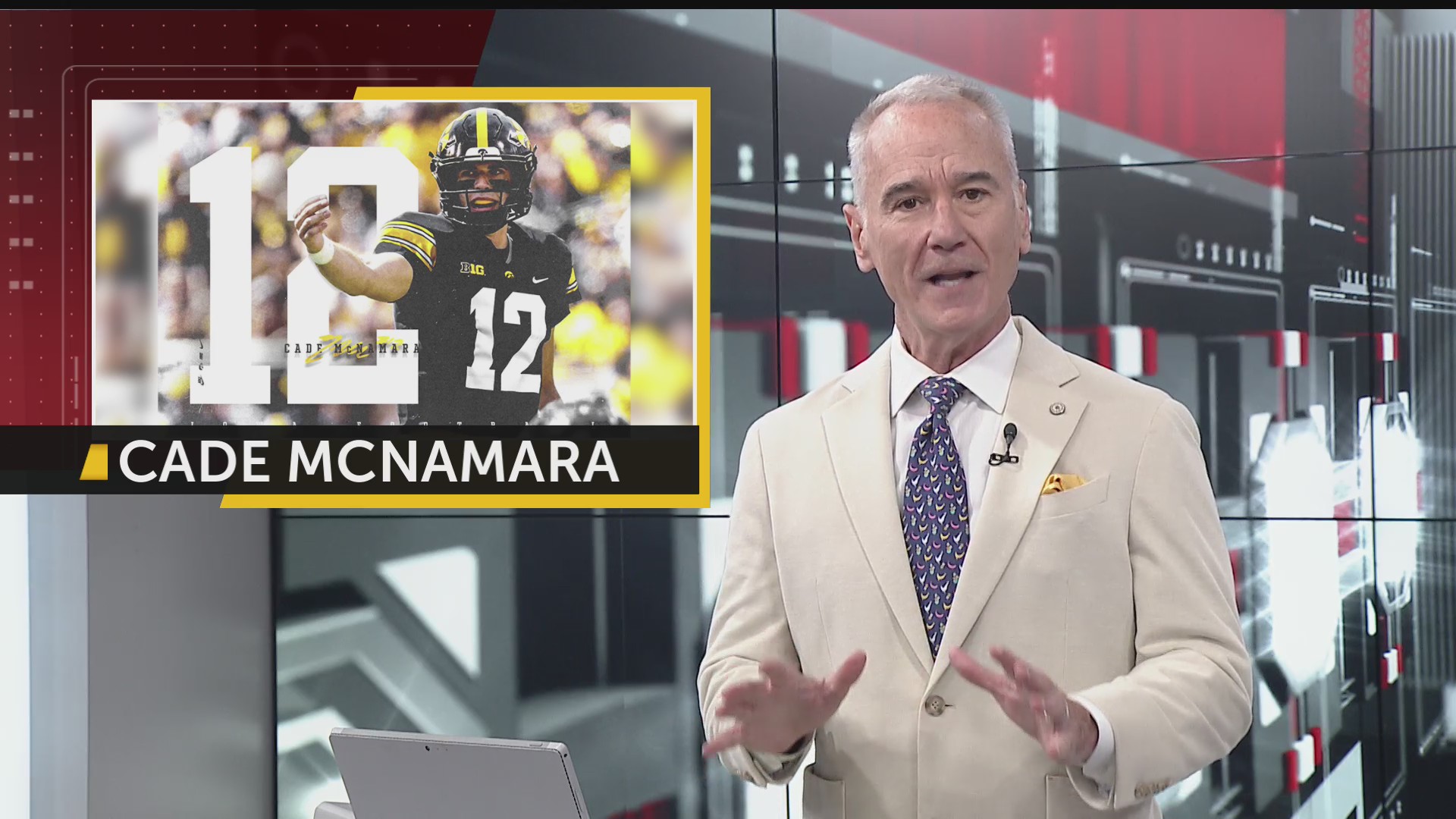Cade McNamara helps fire up Hawkeye fans – who13.com