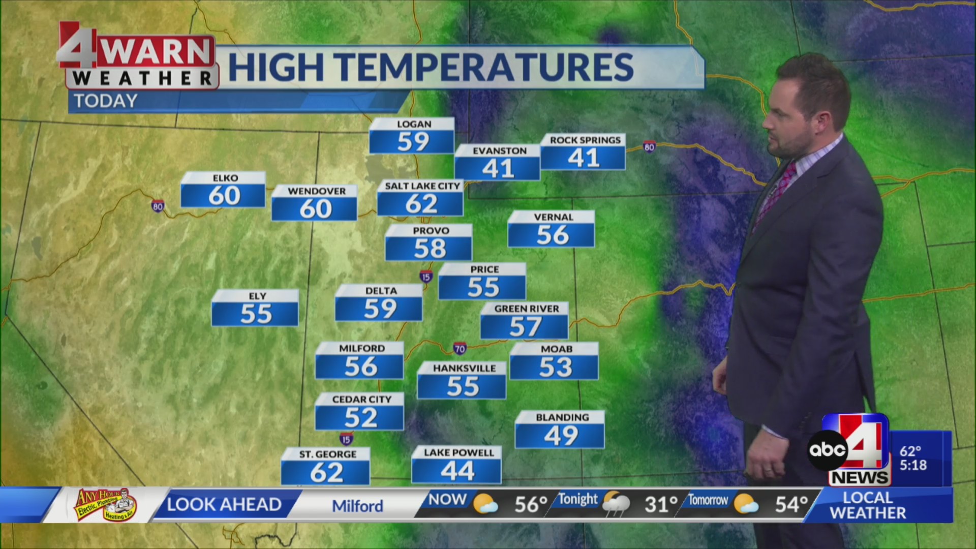 Sunshine and above-average warmth through about midweek – ABC4 Utah