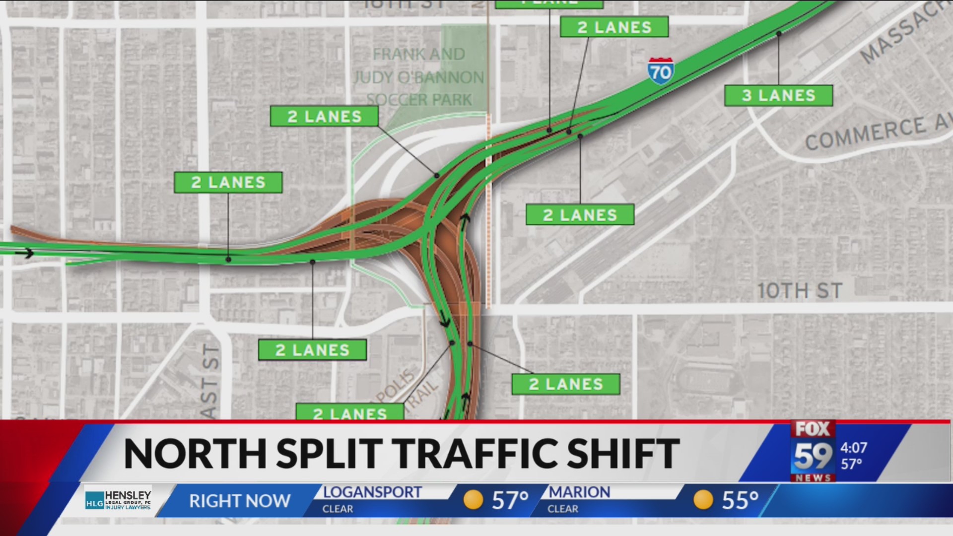 North Split project marks milestone with traffic shift – Fox 59