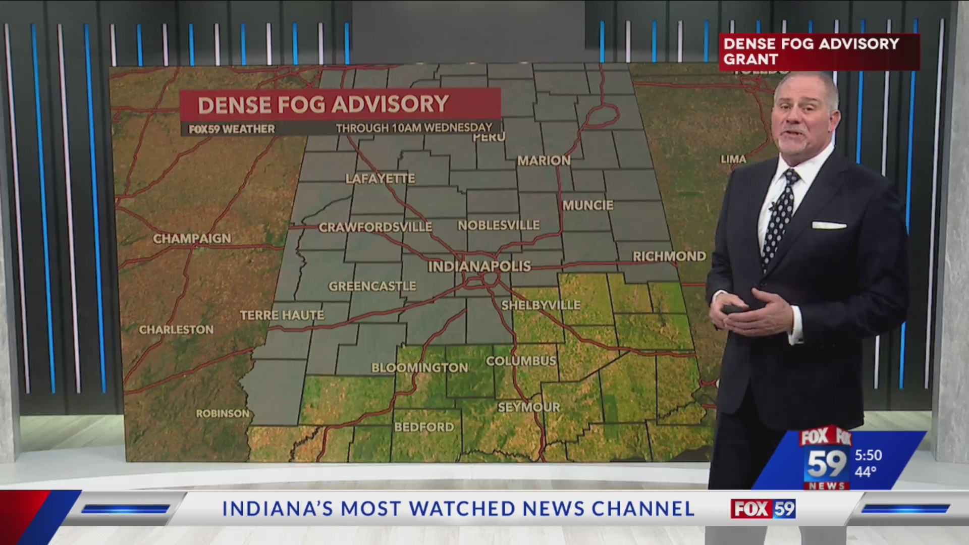 Dense fog forming with more rain falling overnight – Fox 59