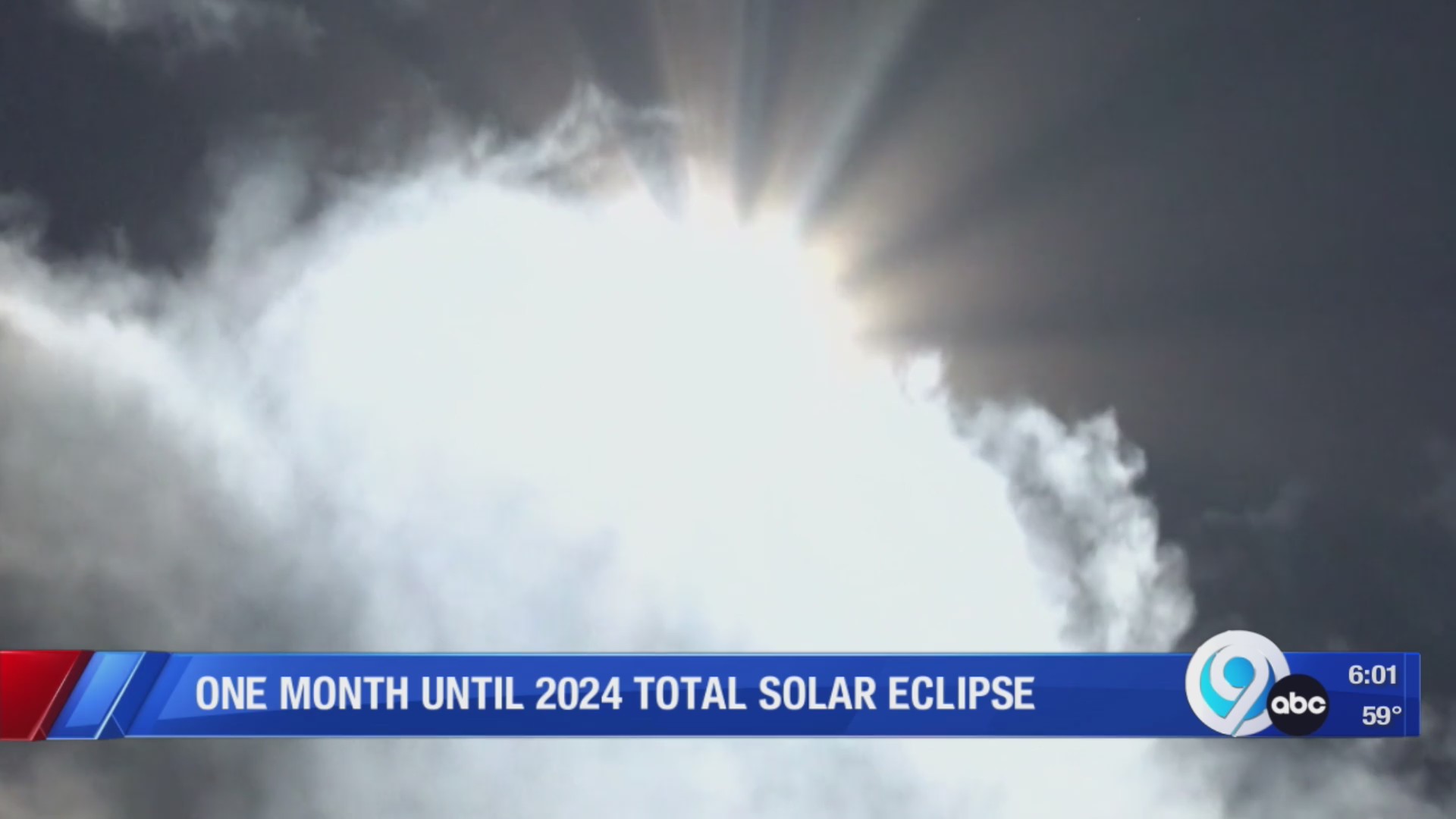 One month until 2024 total solar eclipse – WSYR