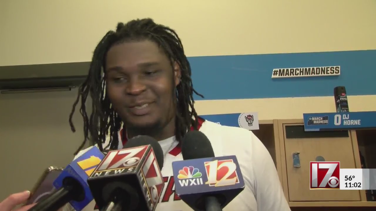 NC State players jubilant after OT win has them headed to Sweet 16 ...