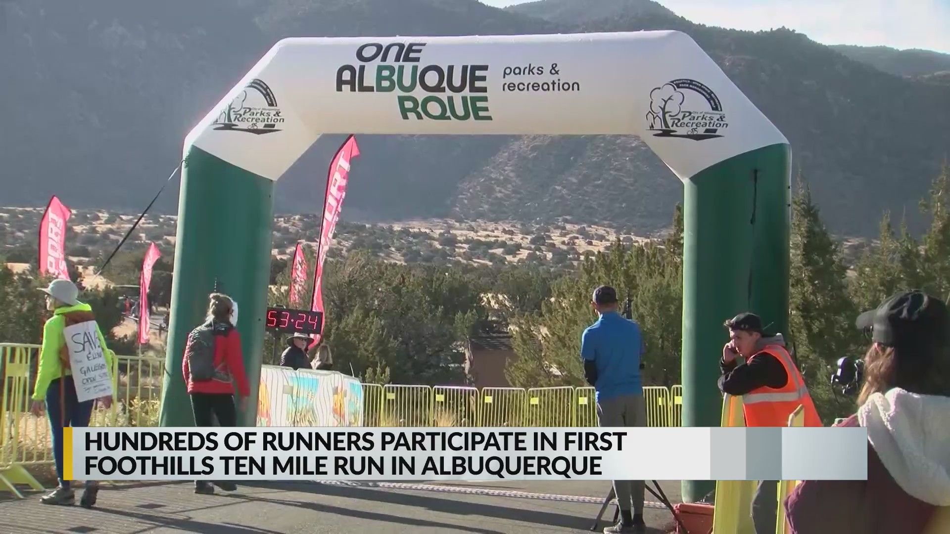 Hundreds gather for first Annual Foothills 10 Mile Run – KRQE NEWS 13 ...