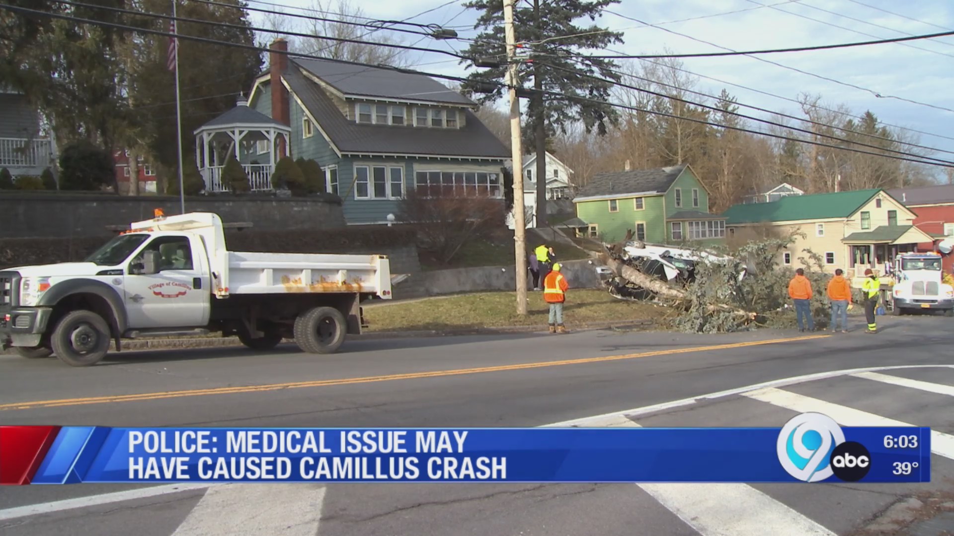 Medical issue may have caused crash in Camillus, police say – WSYR