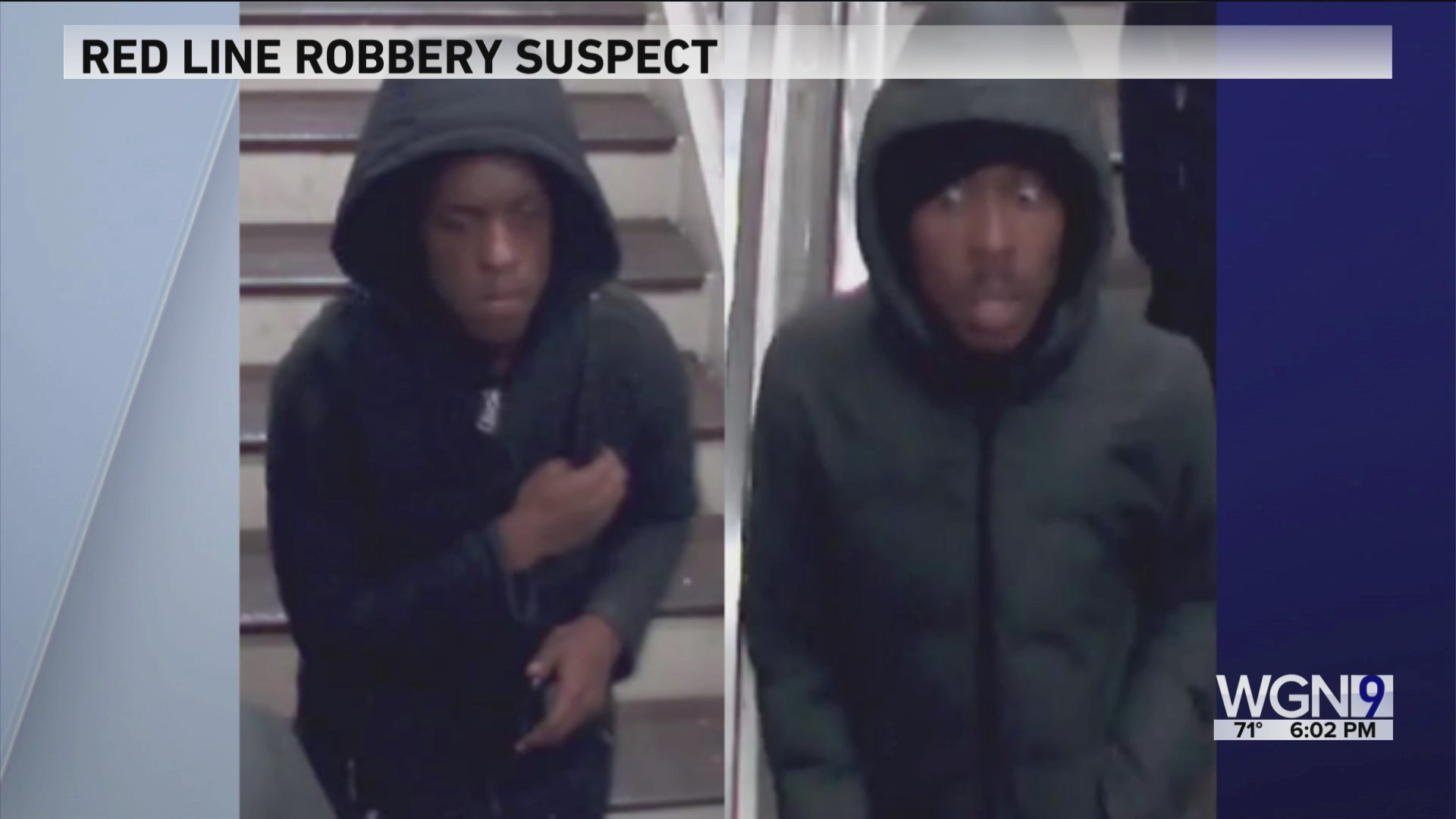 Armed pair who allegedly robbed Red Line rider sought by police – WGN-TV