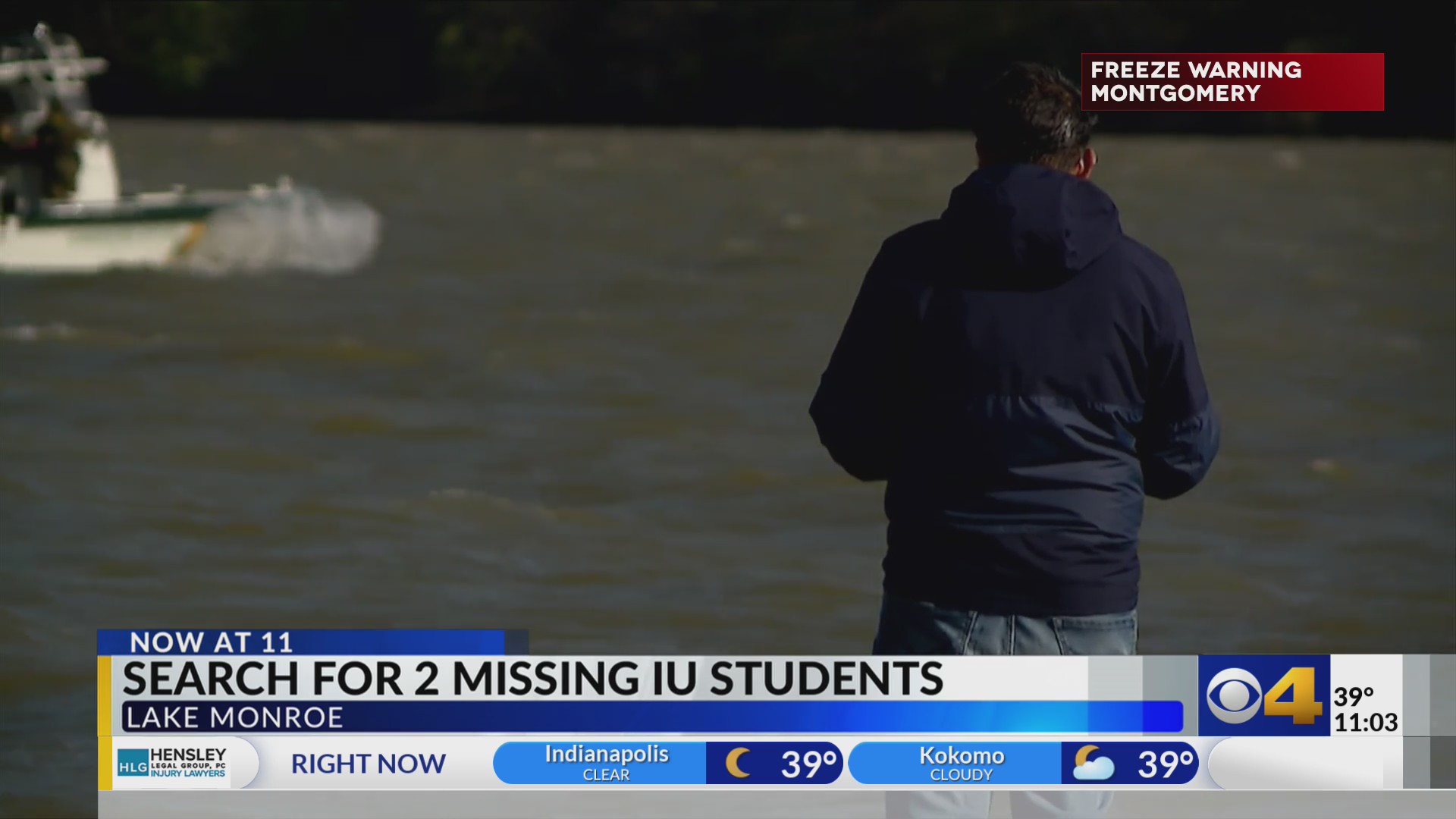 2 IU students missing at Monroe Lake, search resumes – WTTV CBS4Indy