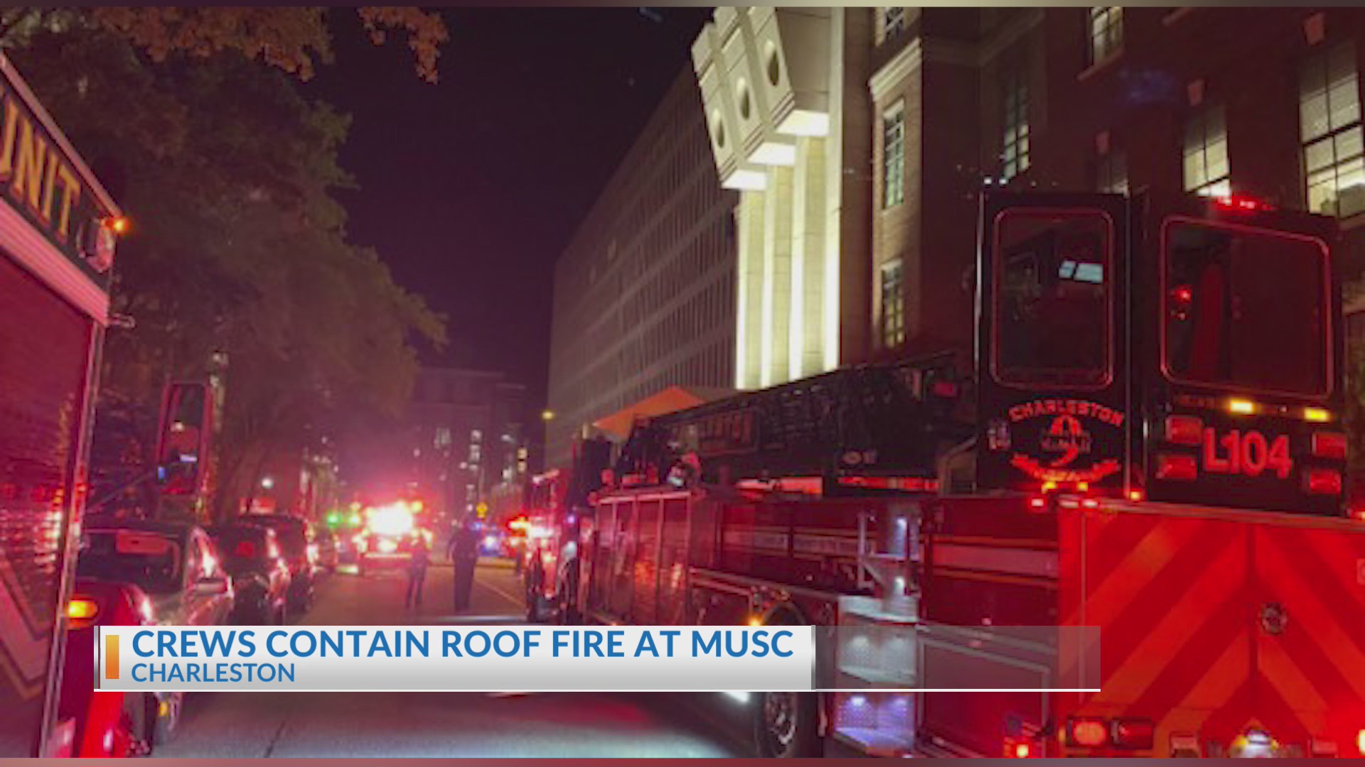 Firefighters contain fire on MUSC roof – WCBD News 2