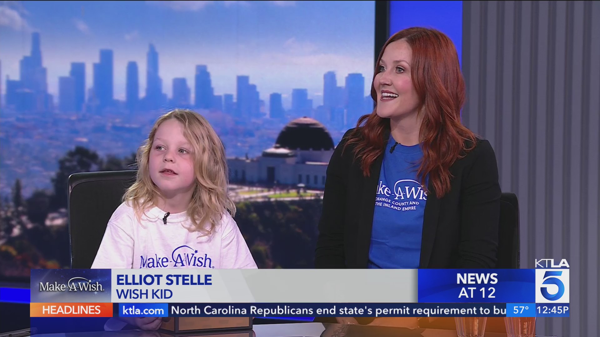 Make-A-Wish Wednesday: Meet wish kid Elliot Stelle – KTLA