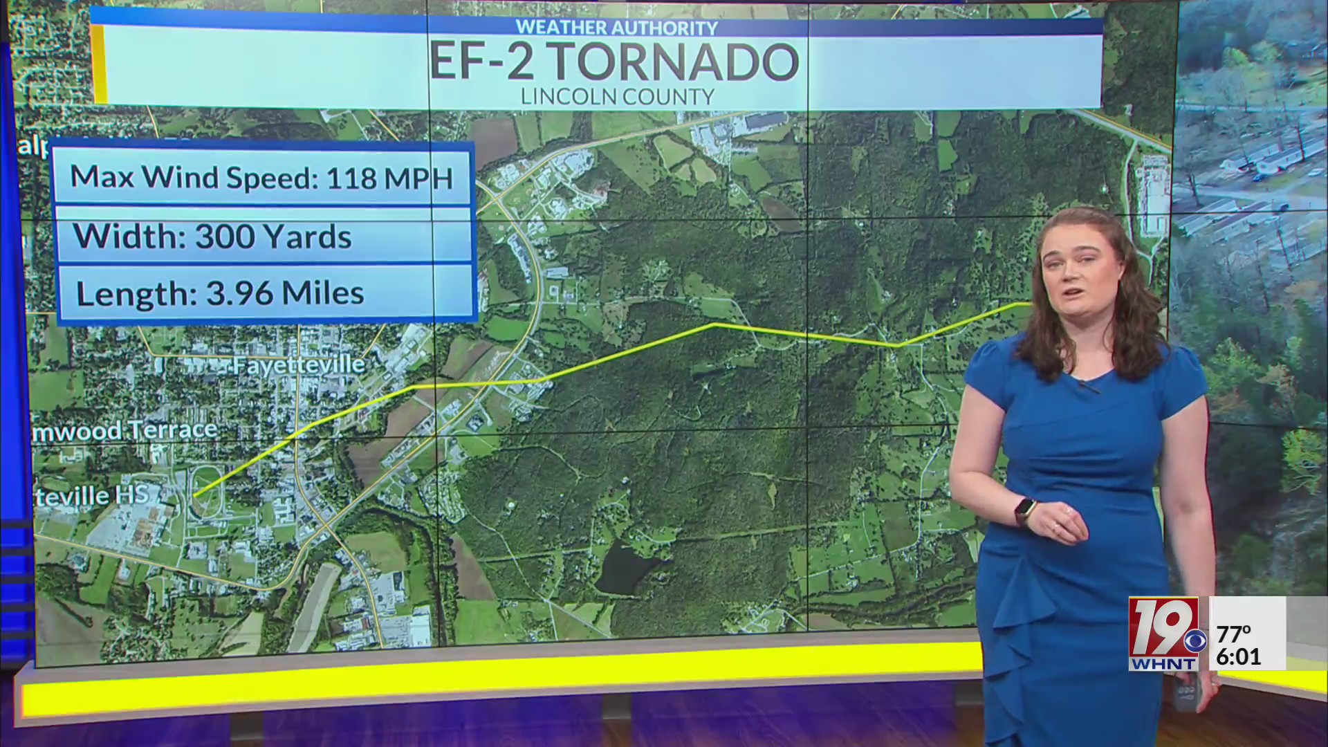EF2 Tornado Confirmed in Lincoln County | March 25, 2023 | News 19 at 6 ...