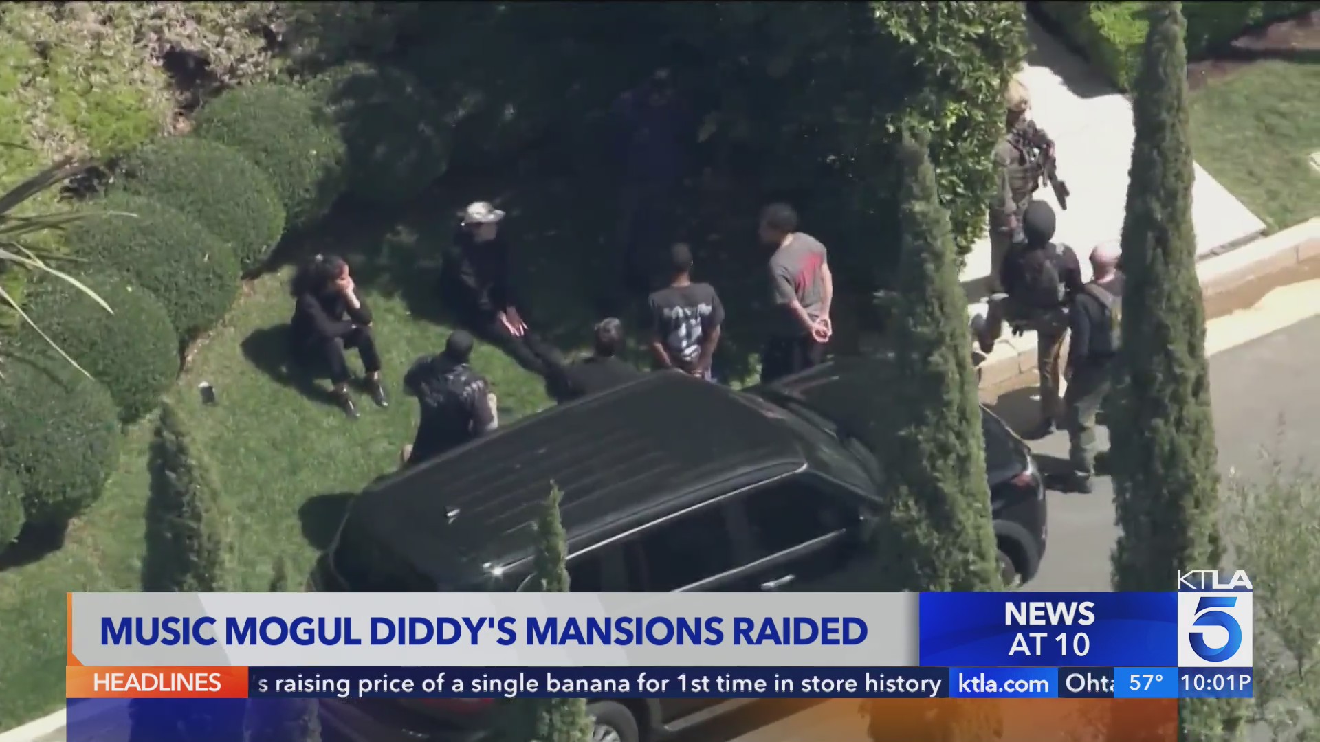 Homeland Security agents raid L.A. mansion associated with Sean ‘Diddy ...
