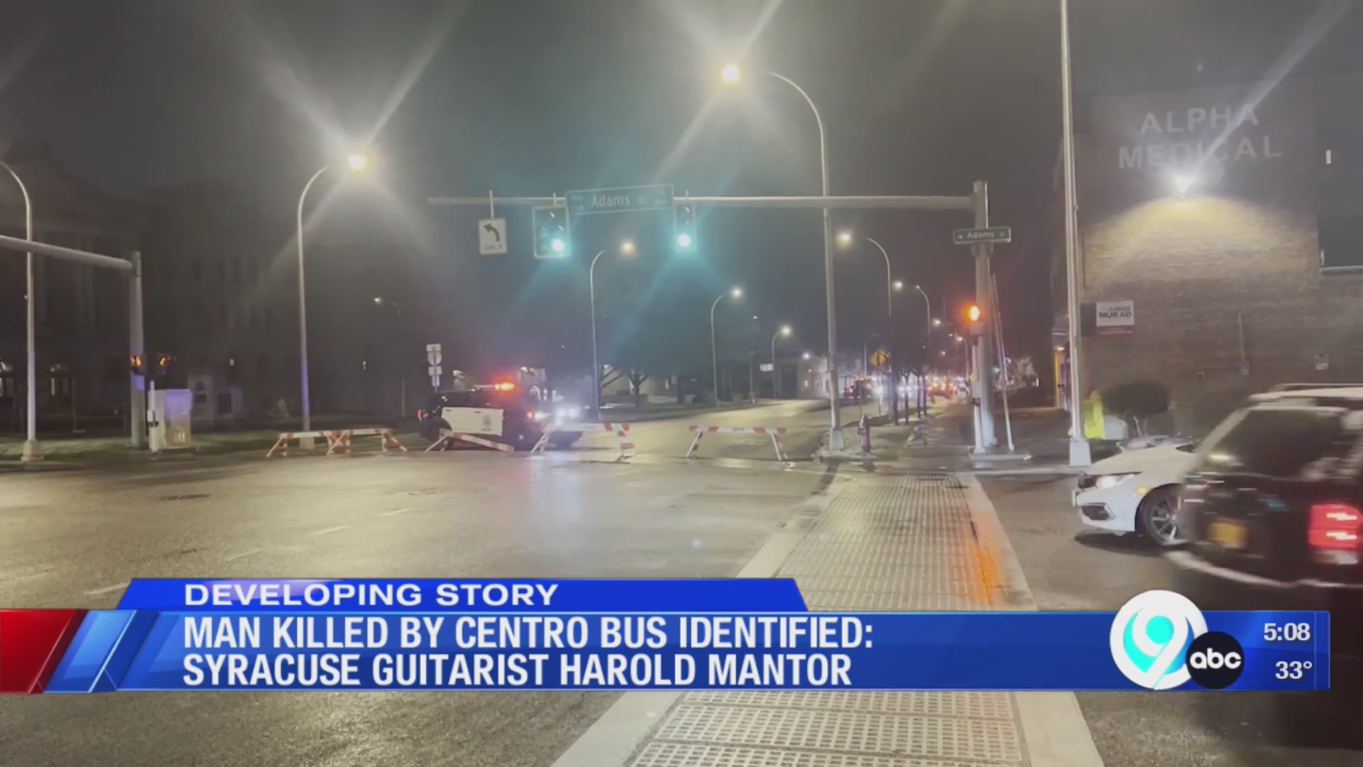 Man killed by Centro bus identified: Syracuse guitarist Harold Mantor ...