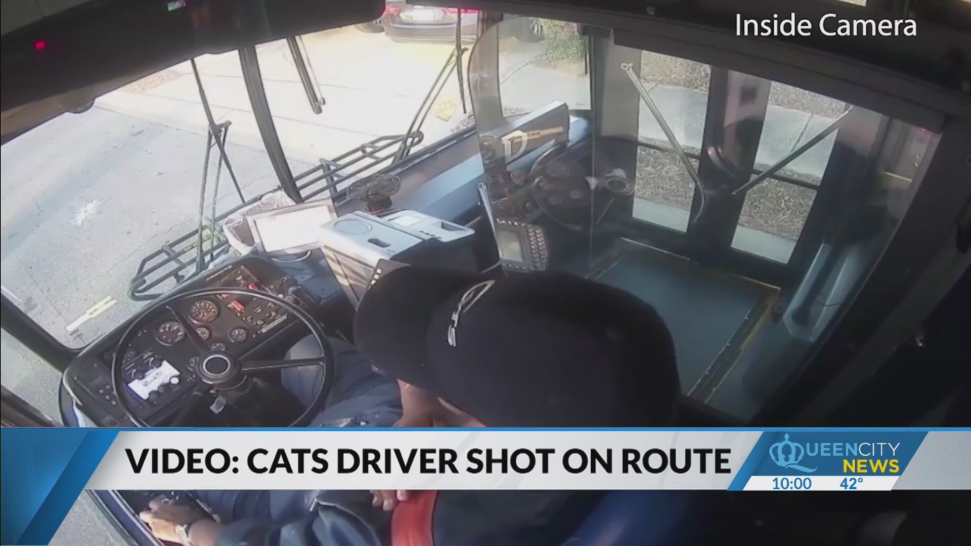 Video shows CATS bus driver shot in neck and shoulder by stray bullet ...