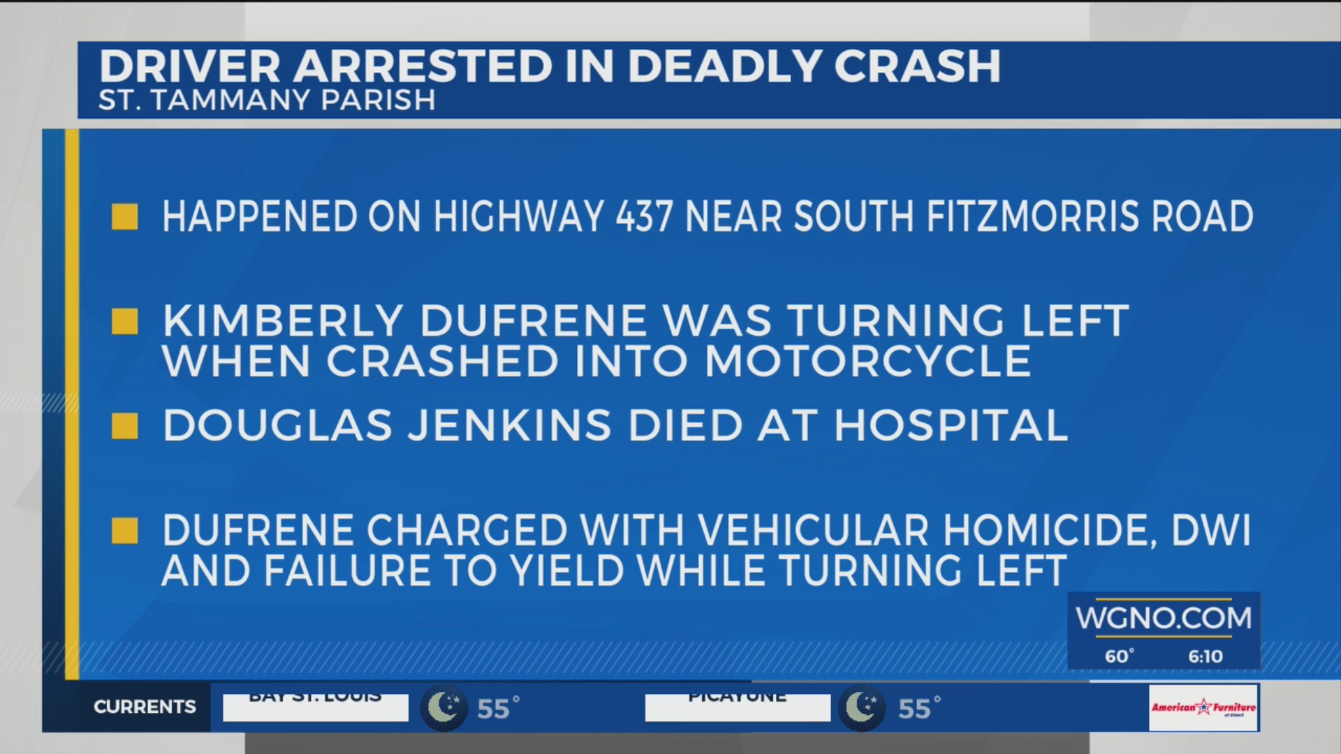 Possibly impaired woman arrested, accused of causing fatal crash on ...