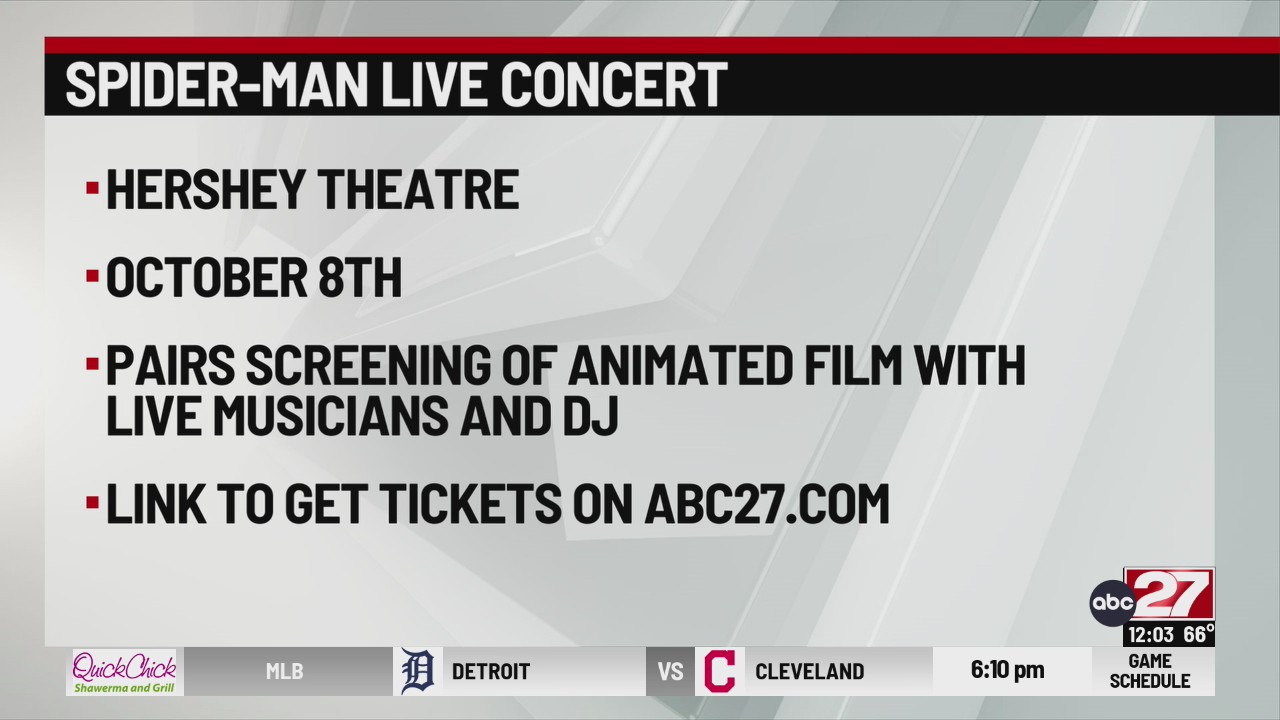 Spider-Man live concert to make stop in Hershey – ABC27