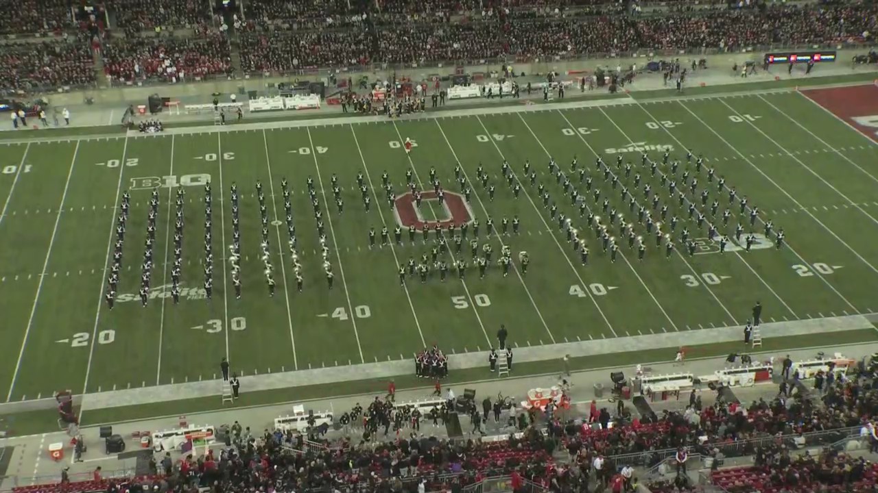 The Ohio State University Marching Band Performs Music From ‘grease