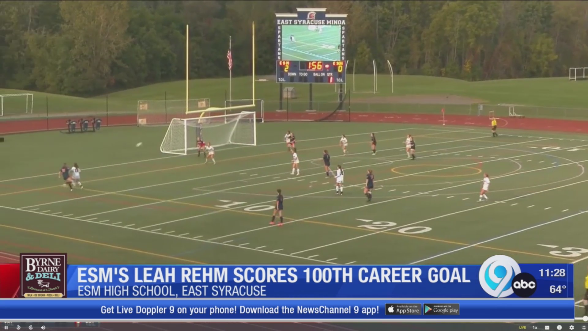 ESM’s Leah Rehm scores 100th career goal – WSYR