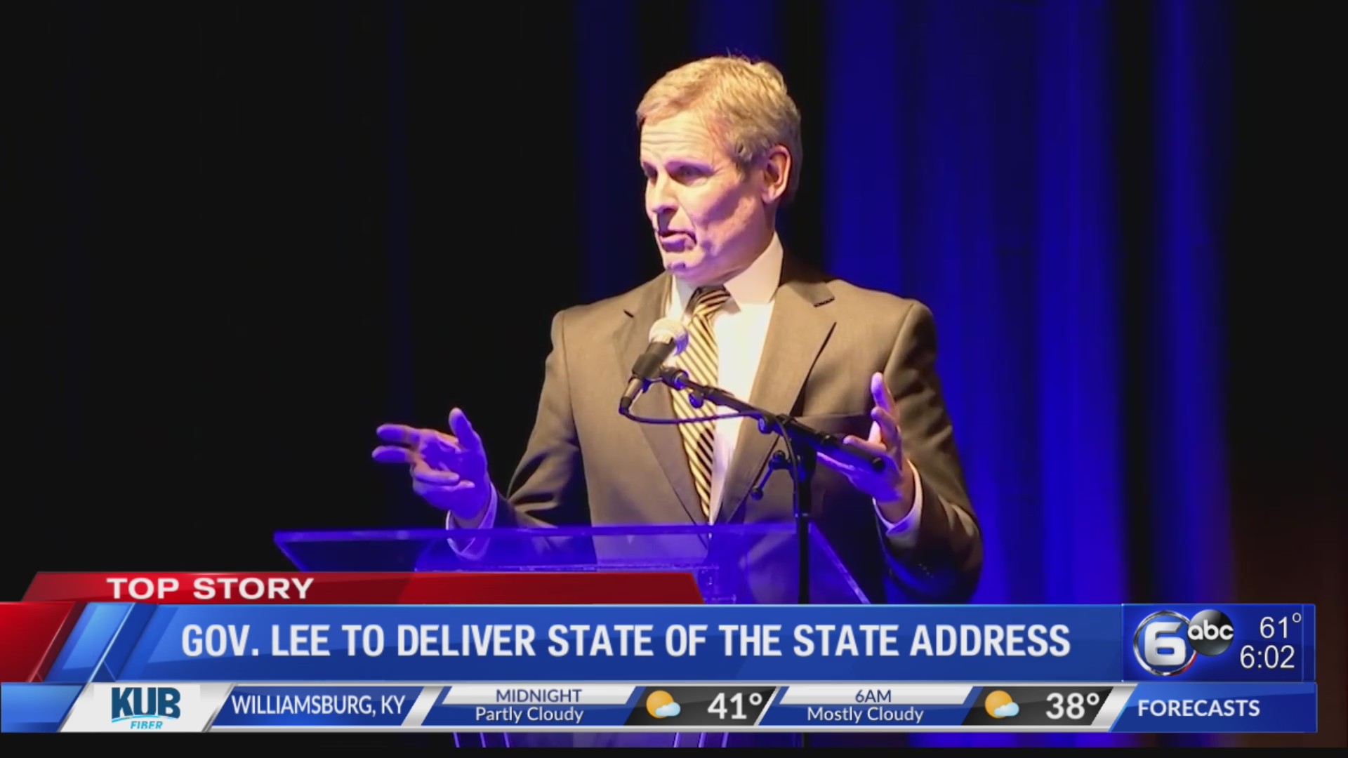 Gov. Lee to deliver 5th State of the State address – WATE 6 On Your Side