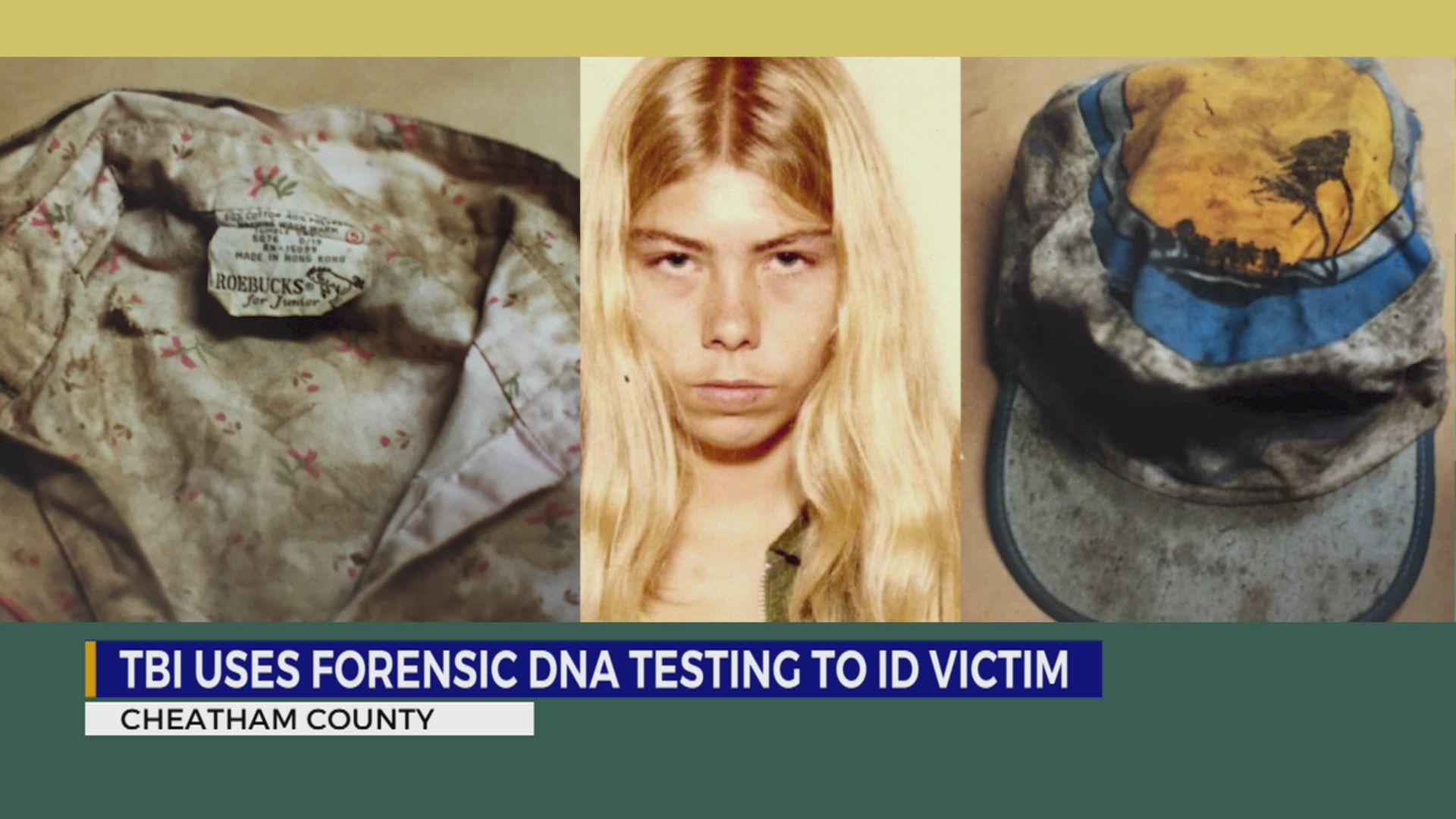 TBI uses forensic DNA testing to ID potential ‘redhead murder’ victim ...