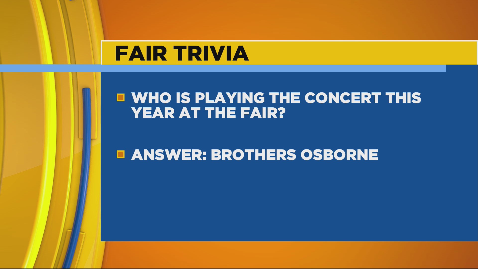 Fair Trivia Fun with Champaign County Fair Royalty, Katie Landers and ...