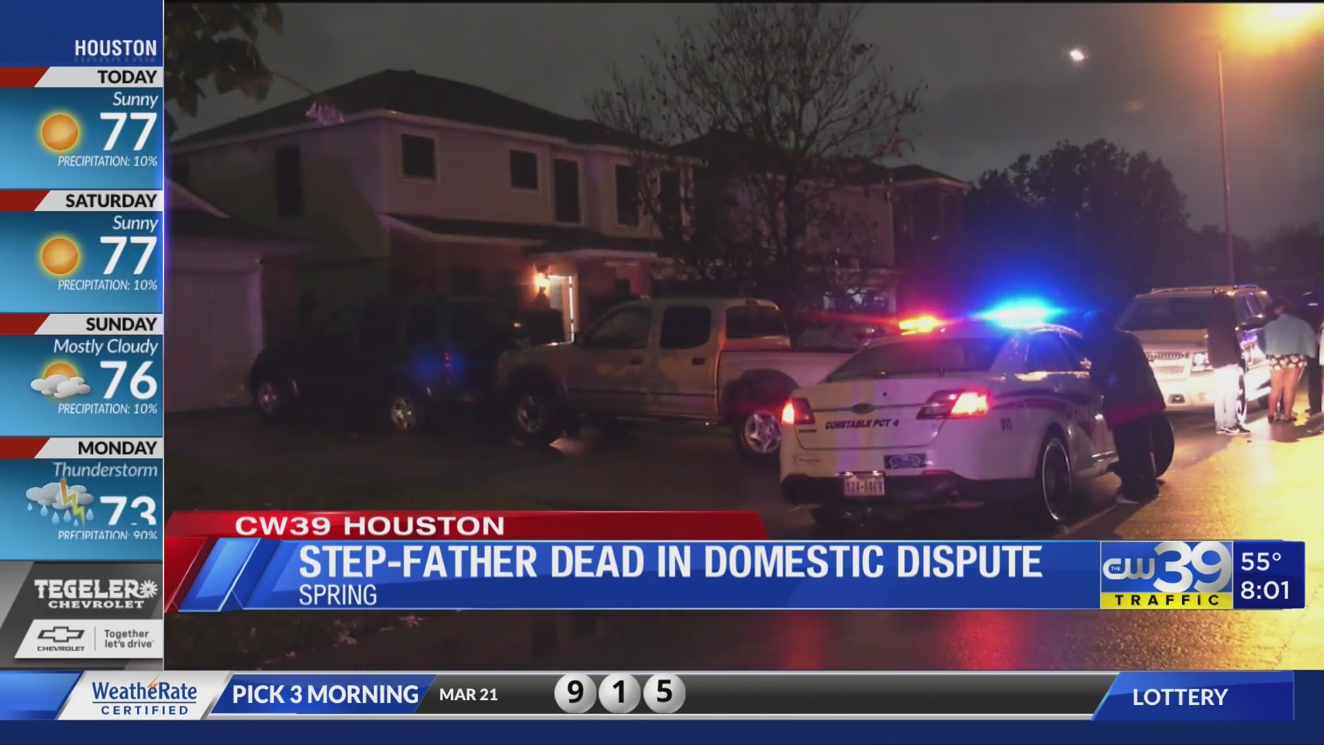 Stepfather dies in domestic dispute in Spring – CW39 Houston