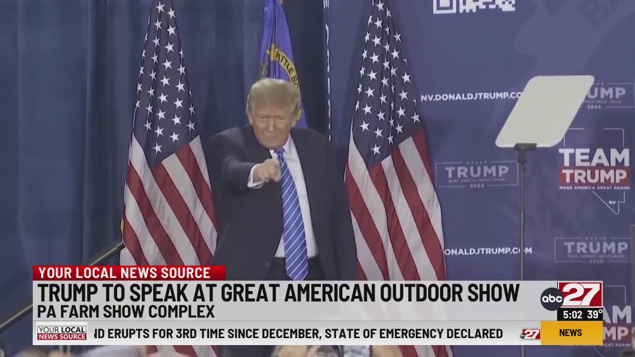 Trump to speak at Great American Outdoor Show – ABC27