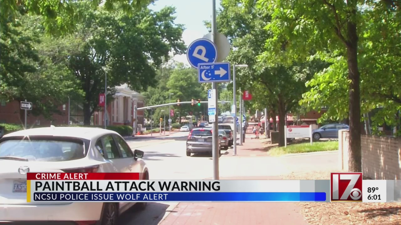 1 shot by paintball gun in drive-by attack at NC State, police say ...