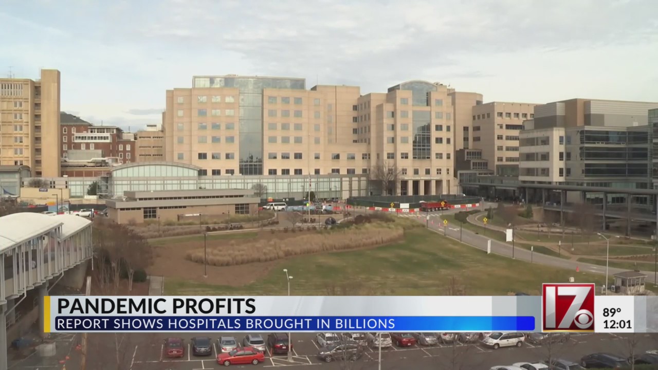 Triangle hospitals brought in billions during pandemic: report – CBS17.com