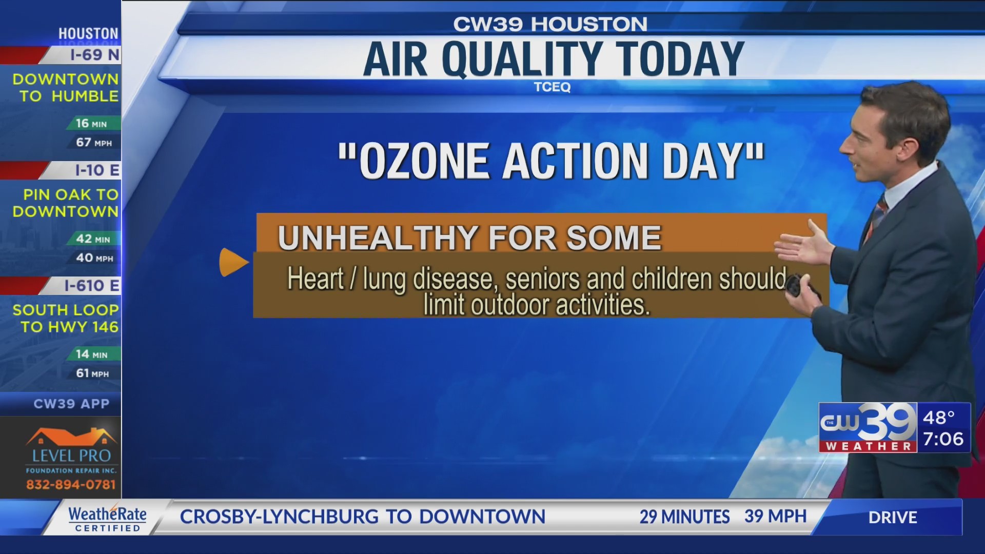 Air Quality Alert: “Ozone Action Day” | CW39 HOUSTON – CW39 Houston