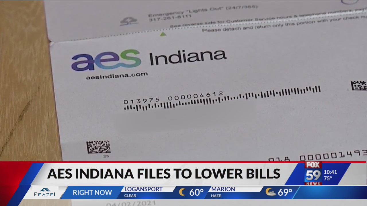 AES Indiana plans to lower bills by $6 a month – Fox 59