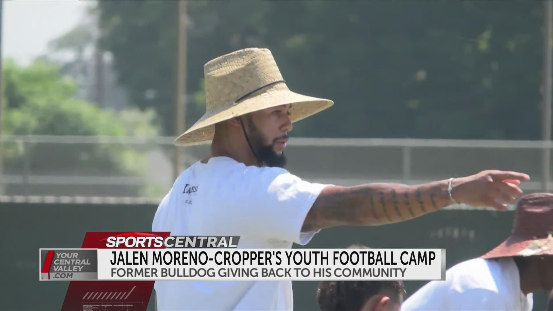 Jalen Moreno-Cropper hosts youth football camp in Sanger – CBS47 and ...