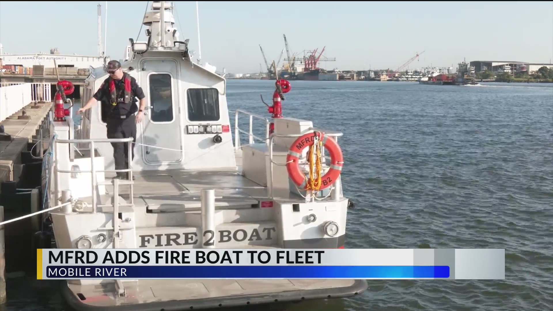 Mobile Fire-Rescue Department adds 2nd boat to its fleet – WKRG News 5