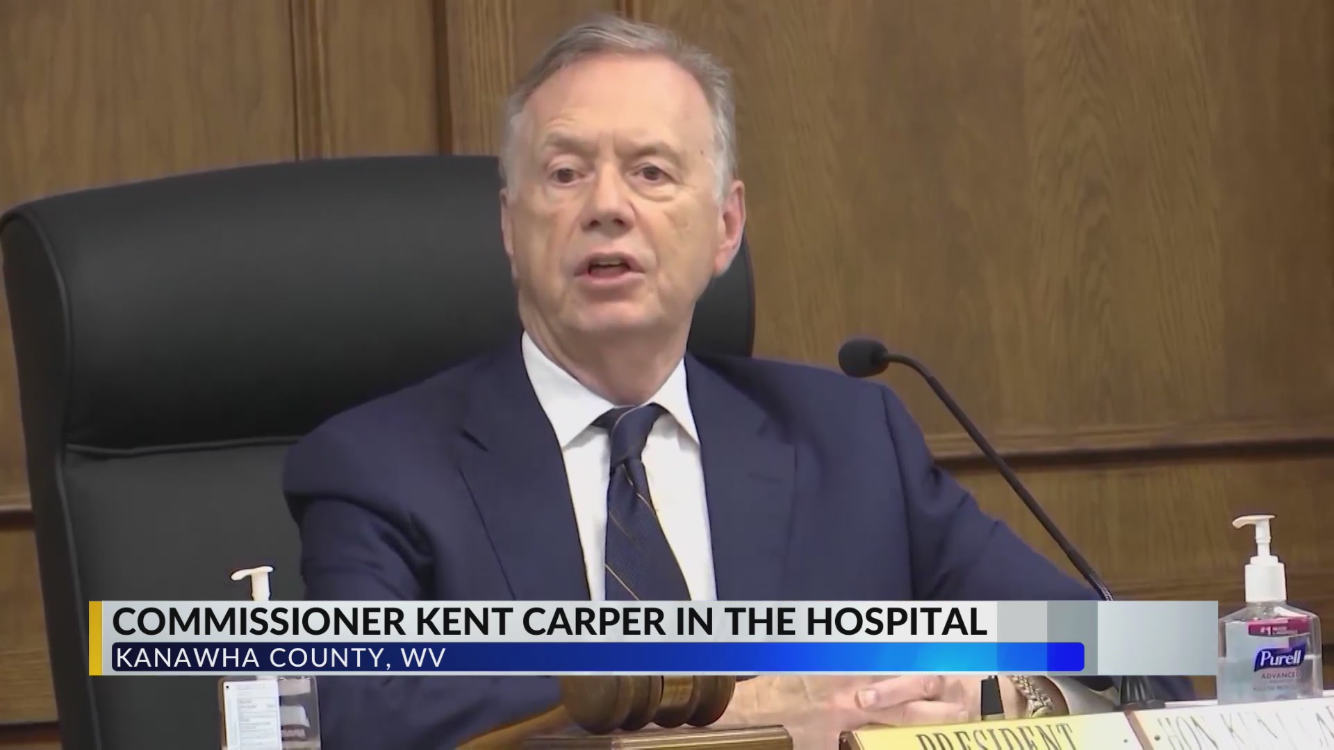 Kanawha County Commissioner Kent Carper hospitalized for kidney issues ...