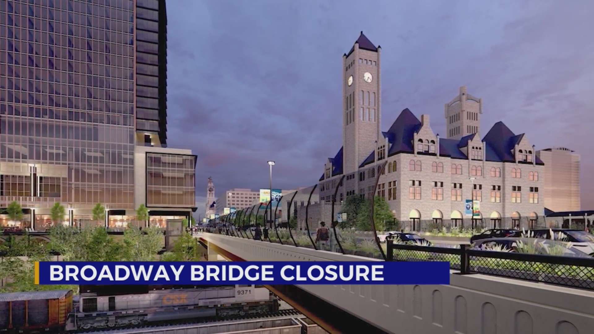 Plans for upcoming Broadway Bridge closure – WKRN News 2