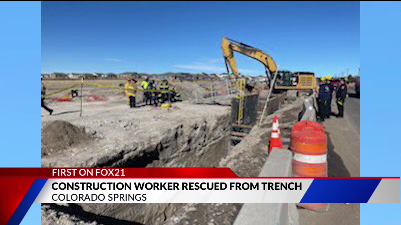 Construction worker rescued from trench – FOX21 News Colorado