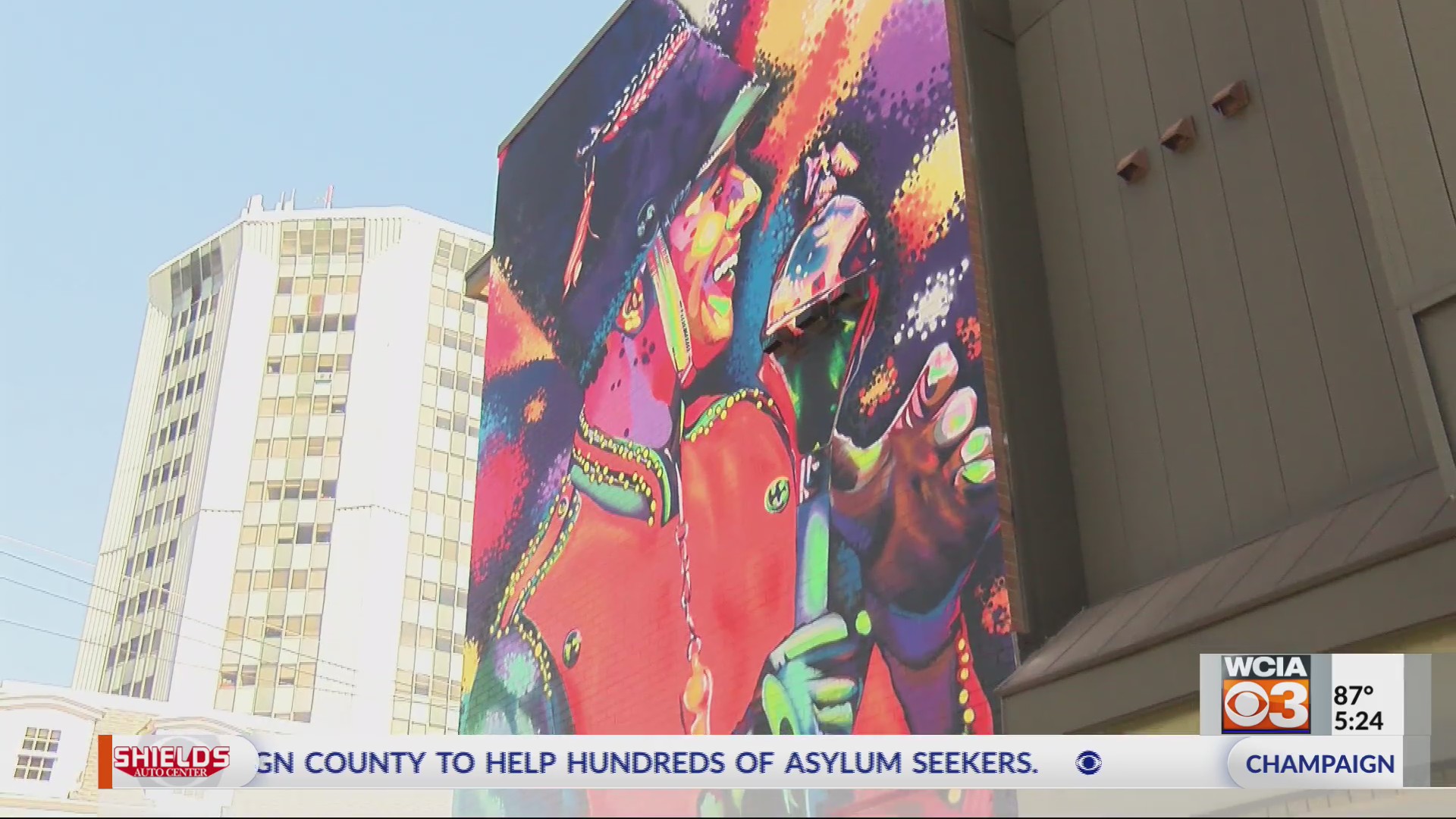Marching Illini students featured in new campus mural – WCIA.com