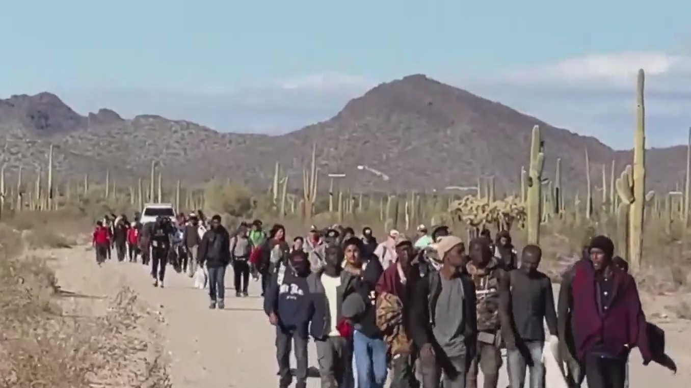 Illegal border crossings from Mexico reach highest on record in ...
