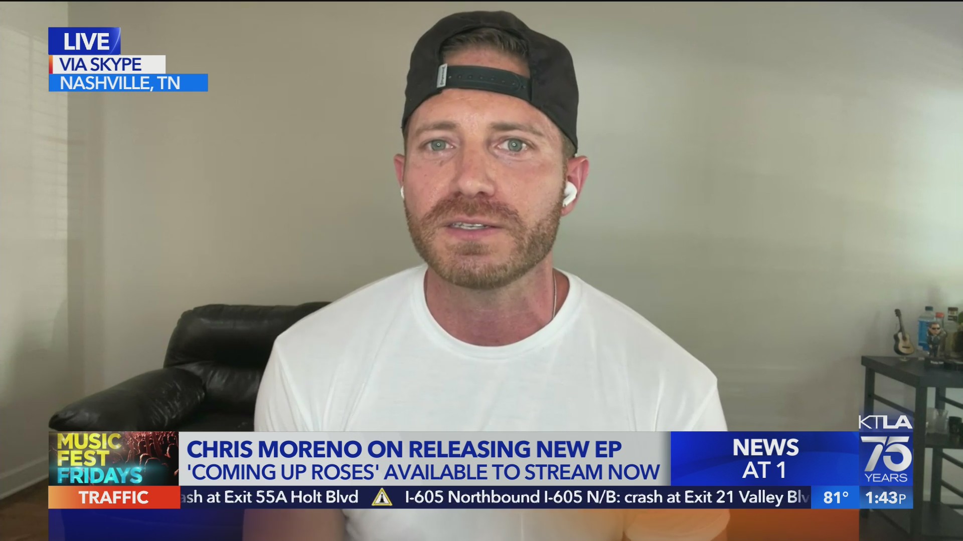 Music Fest Fridays: Chris Moreno performs ‘Running in Place’ – KTLA