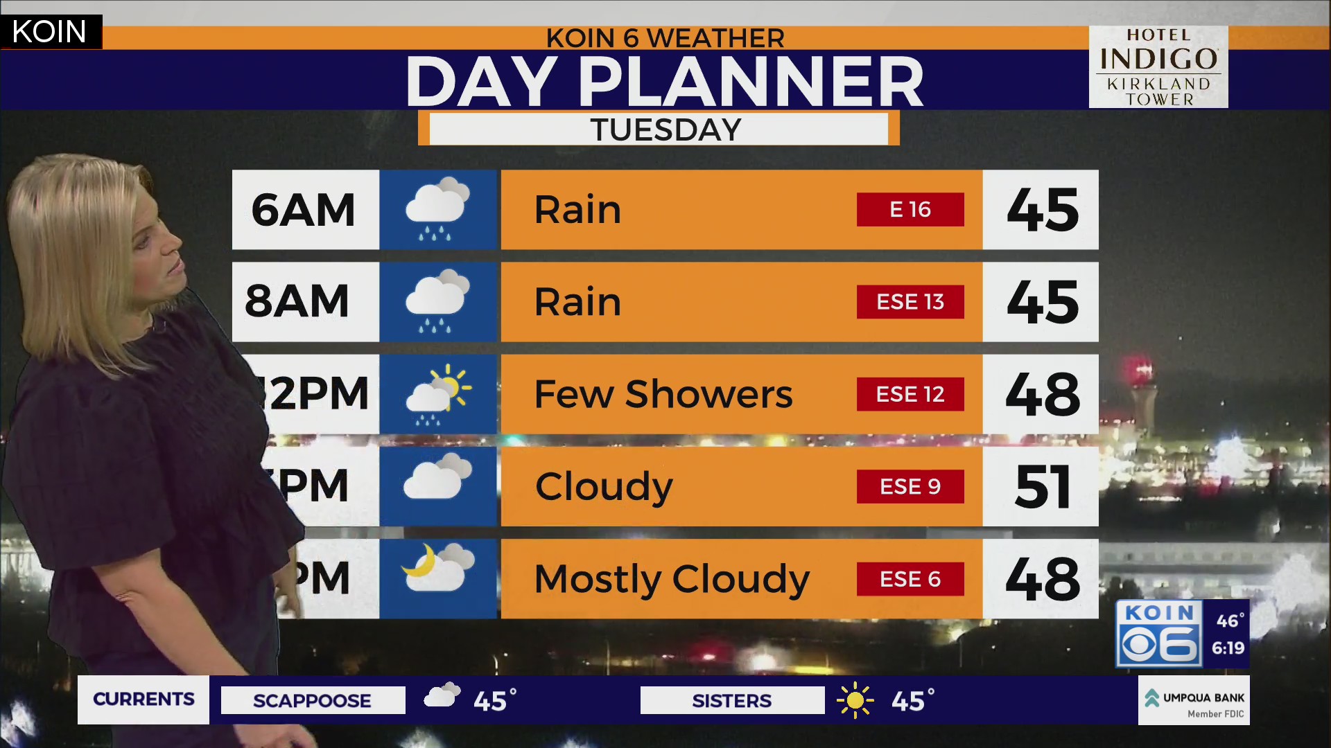 Weather forecast: Rain continues Monday night through Tuesday morning ...