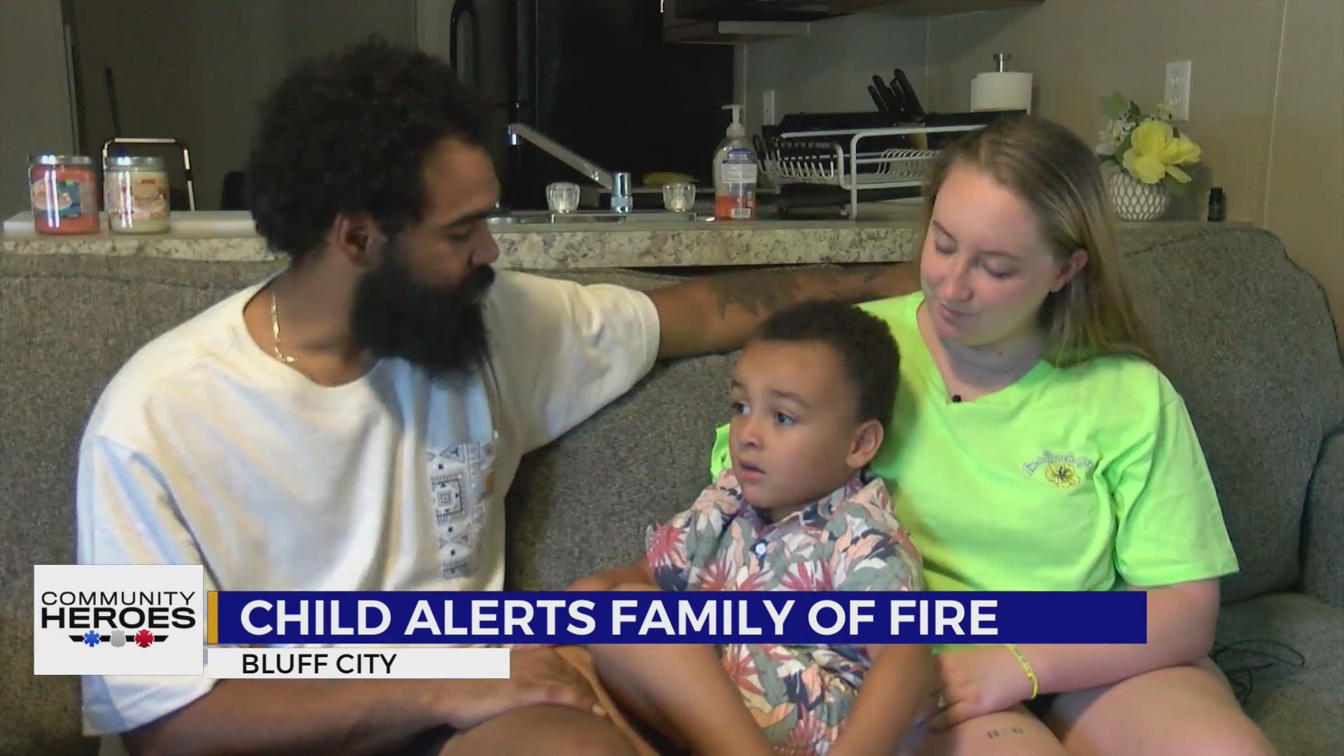 Community Heroes: 4-year-old saves his family from apartment fire ...